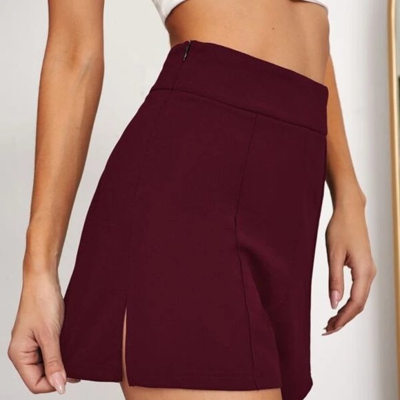 SHEIN | Shorts | Split Side Seam Back Shorts | Poshmark